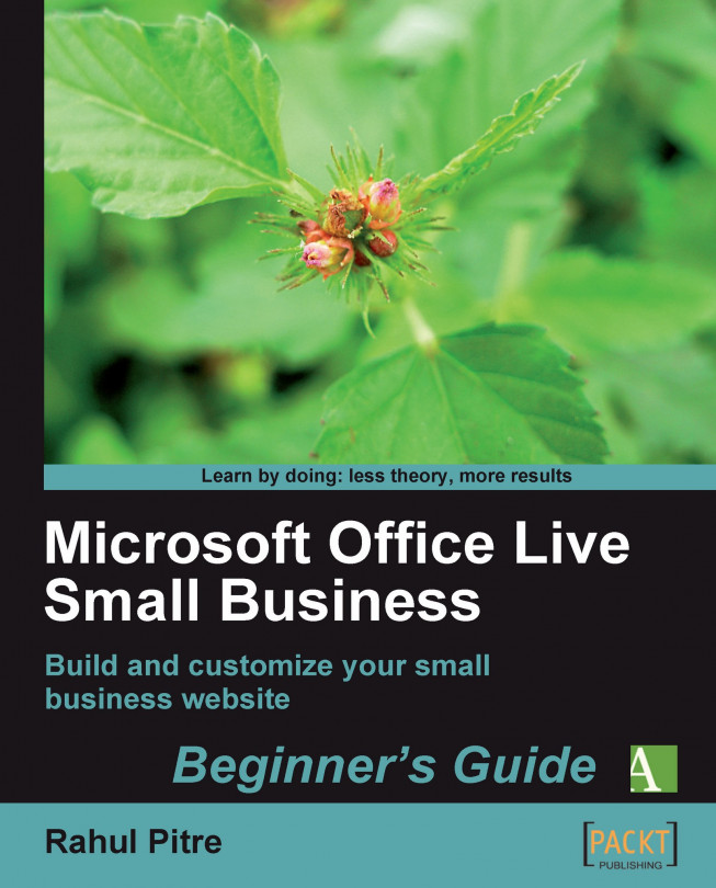 Getting Started | Microsoft Office Live Small Business: Beginner's Guide