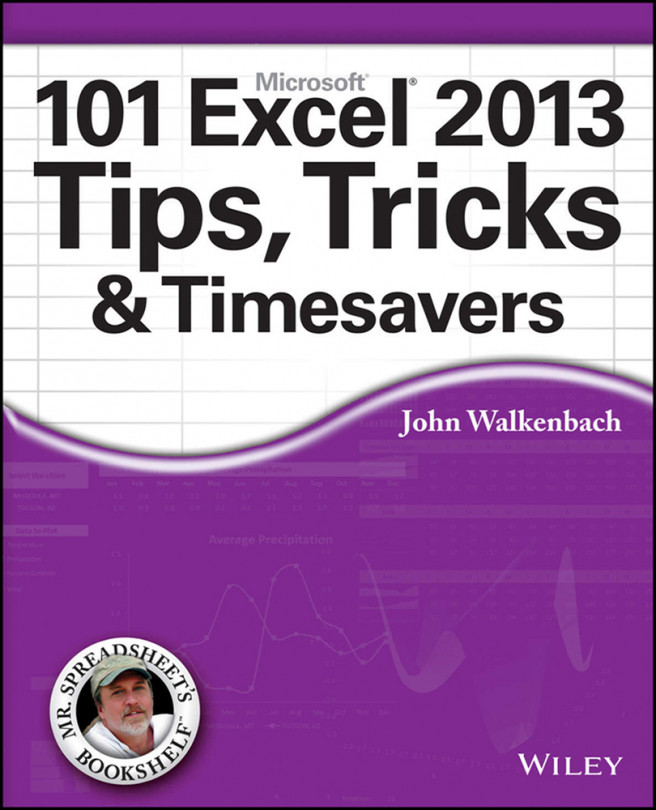 Part VI: Charts and Graphics | 101 Excel 2013 Tips, Tricks and Timesavers