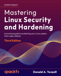 Running Linux in a Virtual Environment | Mastering Linux Security and Hardening